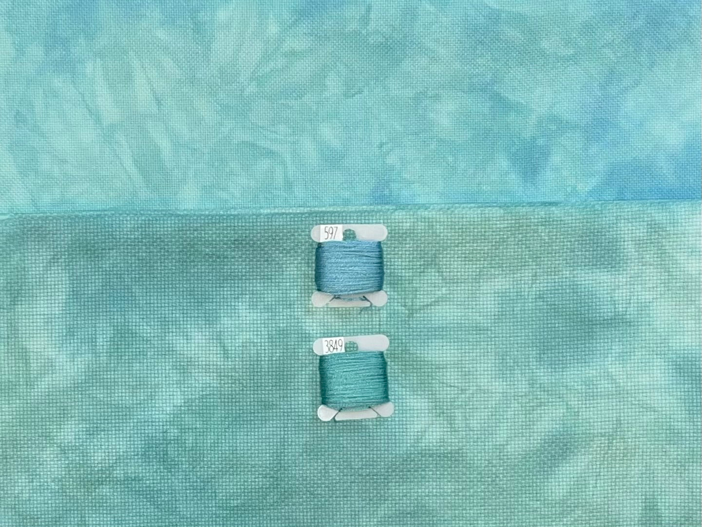 Dyeing for Cross Stitch | hand dyed cross stitch fabric and floss